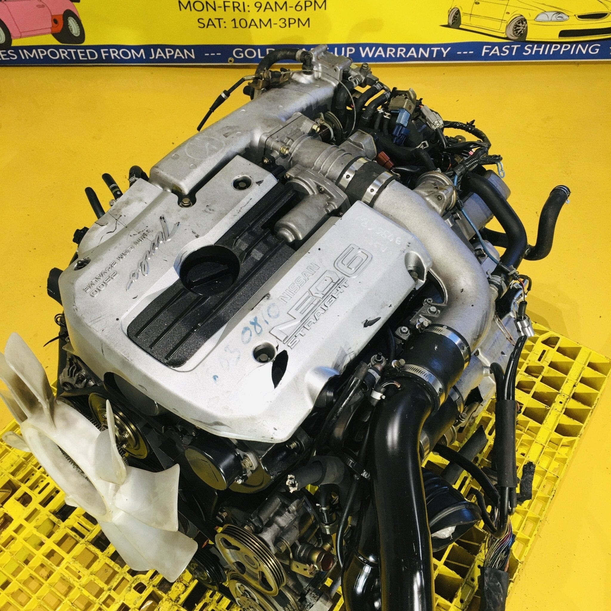 Nissan Skyline 2.5l Neo Vvl Turbo Rwd Complete Jdm Engine Swap # 107 ...